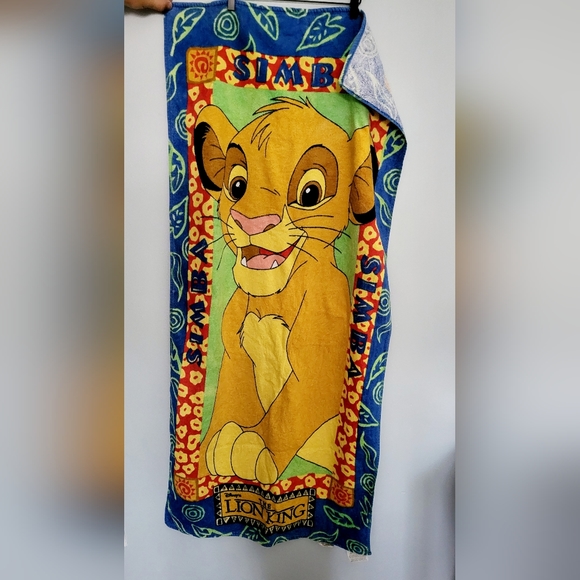 Disney | Bath | Franco Simba Lion King Beach Towel Vintage Disney ...